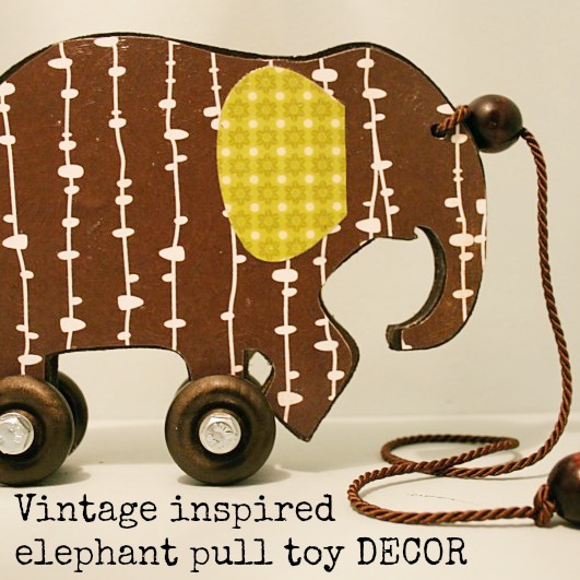 Vintage Inspired Elephant Toy DecorDIY Show Off ™ – DIY Decorating and ...