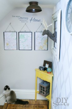 DIY Map Triptych - DIY Show Off ™ - DIY Decorating and Home Improvement ...