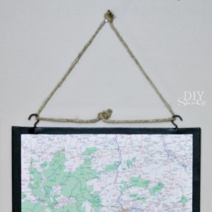 DIY Map Triptych - DIY Show Off ™ - DIY Decorating and Home Improvement ...