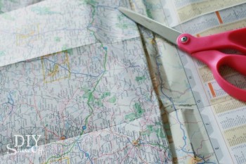 DIY Map Triptych - DIY Show Off ™ - DIY Decorating and Home Improvement ...