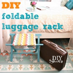 DIY luggage rack and sprucing up the Guest Room - DIY Show Off ™ - DIY ...