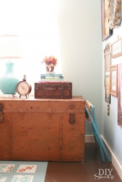 DIY luggage rack and sprucing up the Guest Room - DIY Show Off ™ - DIY ...