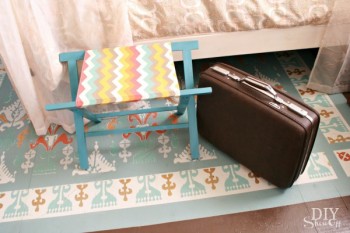 DIY luggage rack and sprucing up the Guest Room - DIY Show Off ™ - DIY ...