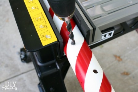 Lighted PVC Candy Canes DIY Christmas Home Decor - DIY Show Off ™ - DIY ...