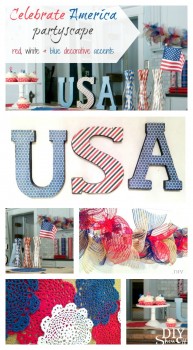 Red, White and Blue DIY - DIY Show Off ™ - DIY Decorating and Home ...