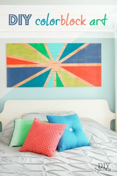 ColorBlock ArtDIY Show Off ™ – DIY Decorating and Home Improvement Blog