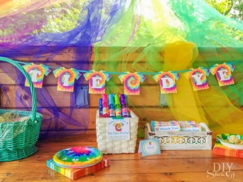 Tie Dye Party FunDIY Show Off ™ – DIY Decorating and Home Improvement Blog