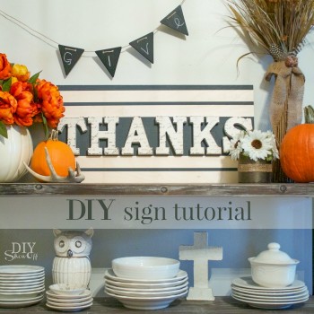 DIY Thanks Sign TutorialDIY Show Off ™ – DIY Decorating and Home ...