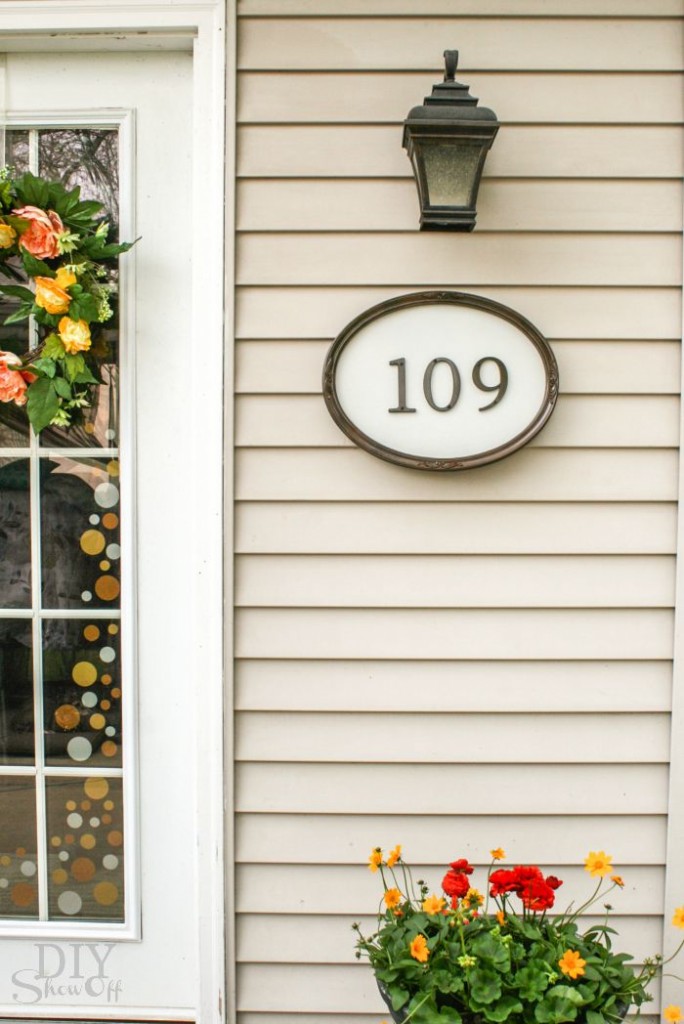Repurposed Frame to House NumbersDIY Show Off ™ – DIY Decorating and ...