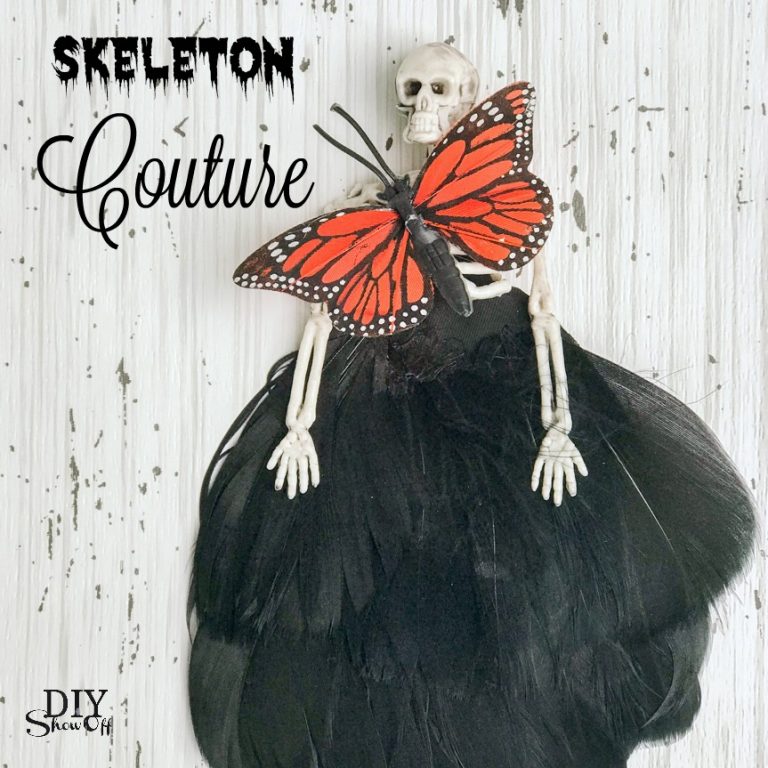 DIY Halloween Fairy Fashion Inspired Skeleton Couture Tutorial - DIY ...